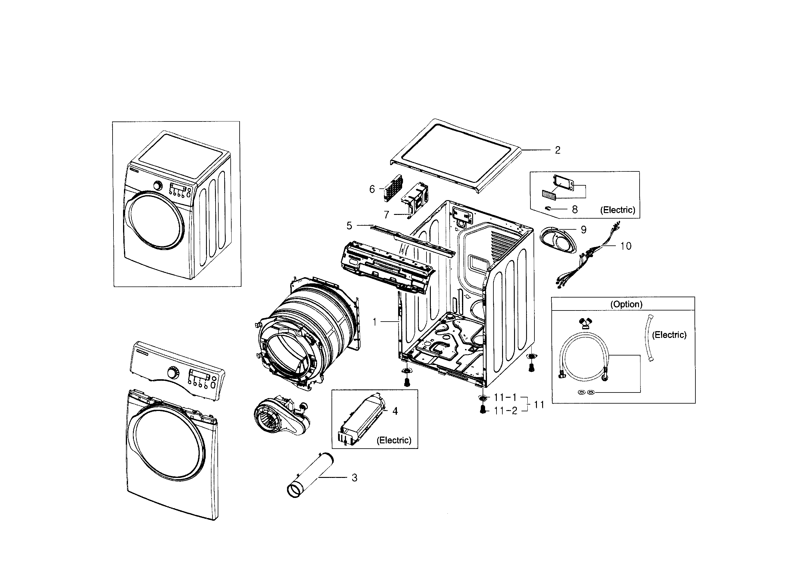 Official Samsung DV331AEW/XAA-01 dryer parts | Sears PartsDirect