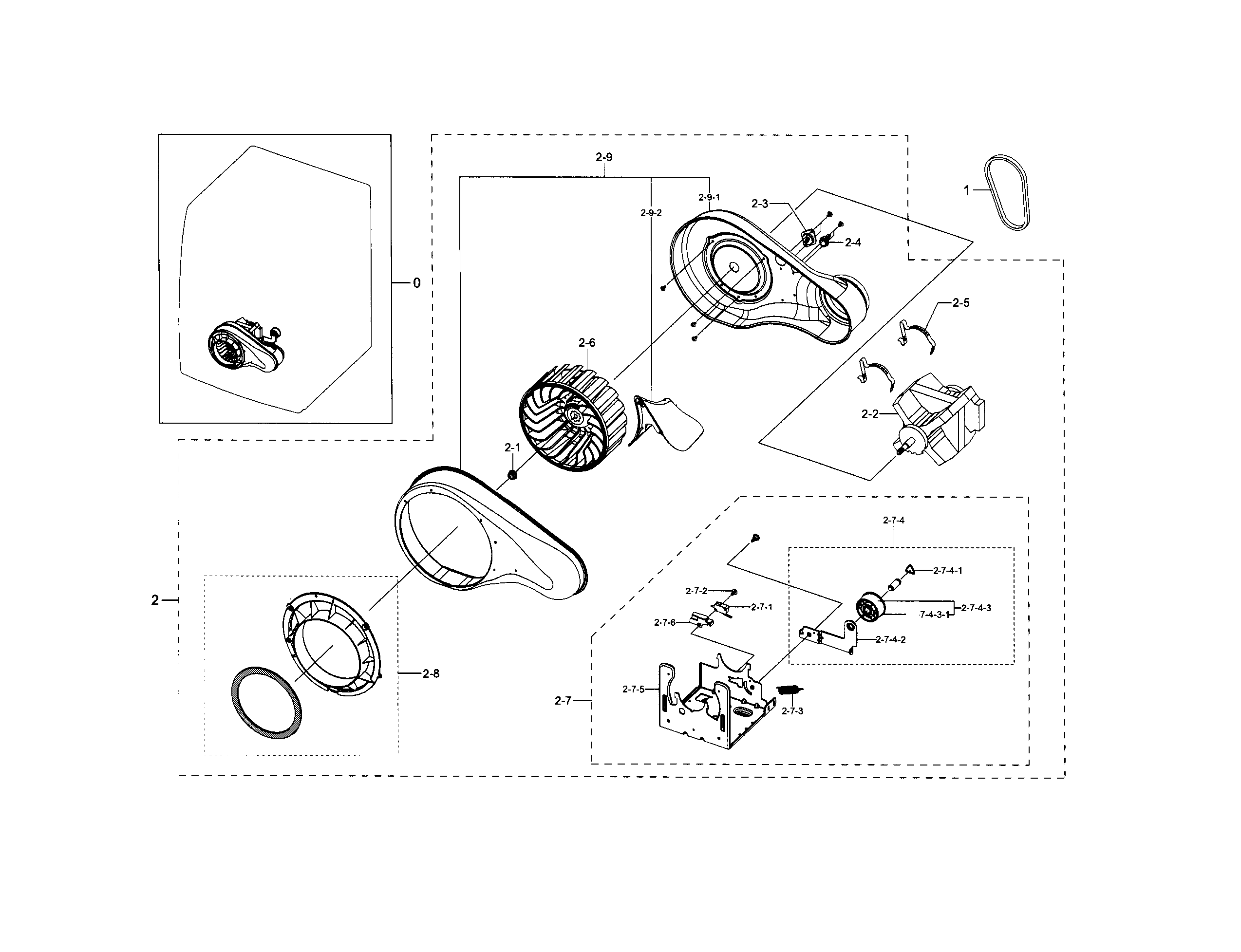 Official Samsung DV331AEW/XAA-02 dryer parts | Sears PartsDirect