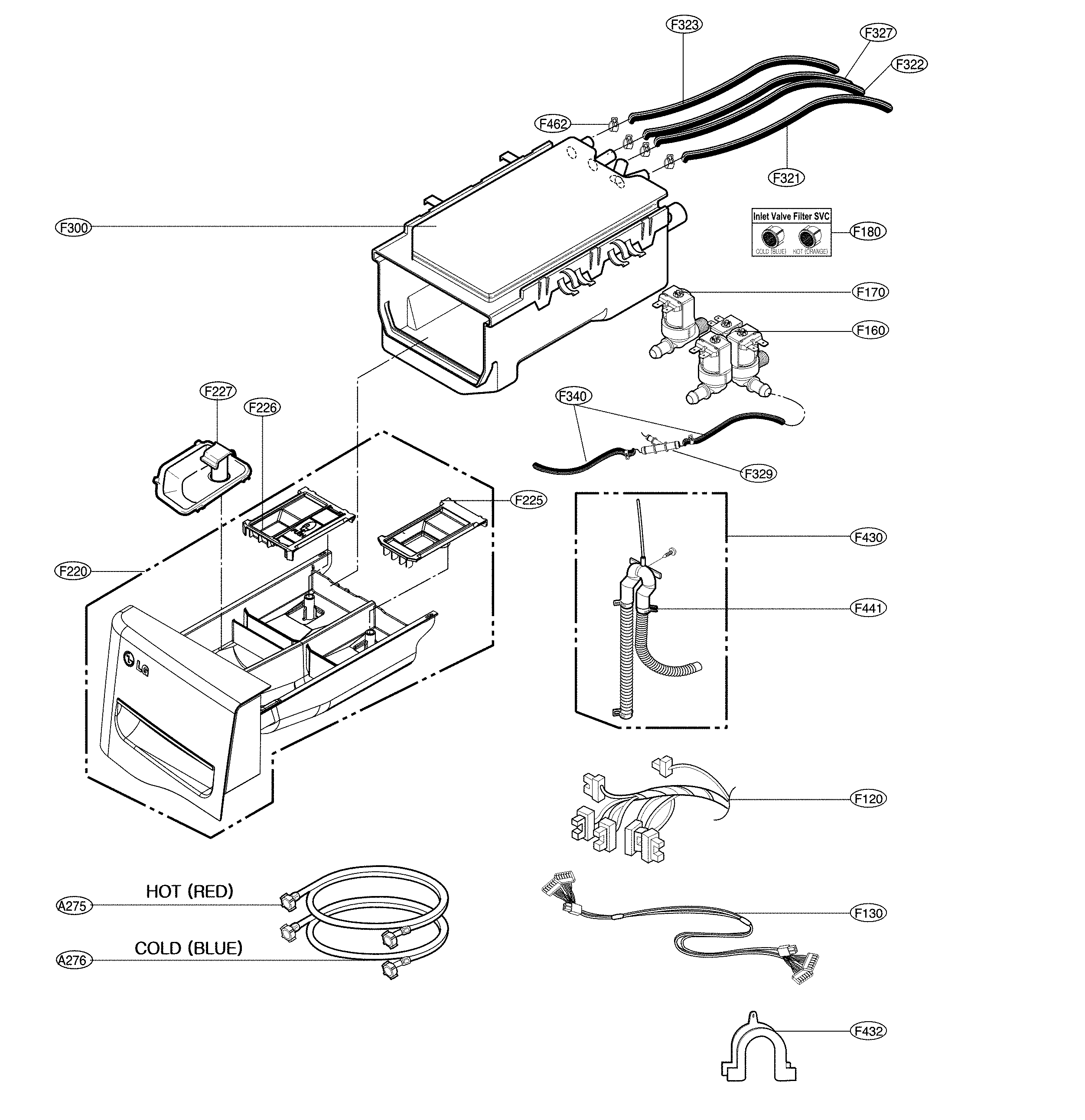 Official LG WM8100HVA/00 washer parts | Sears PartsDirect