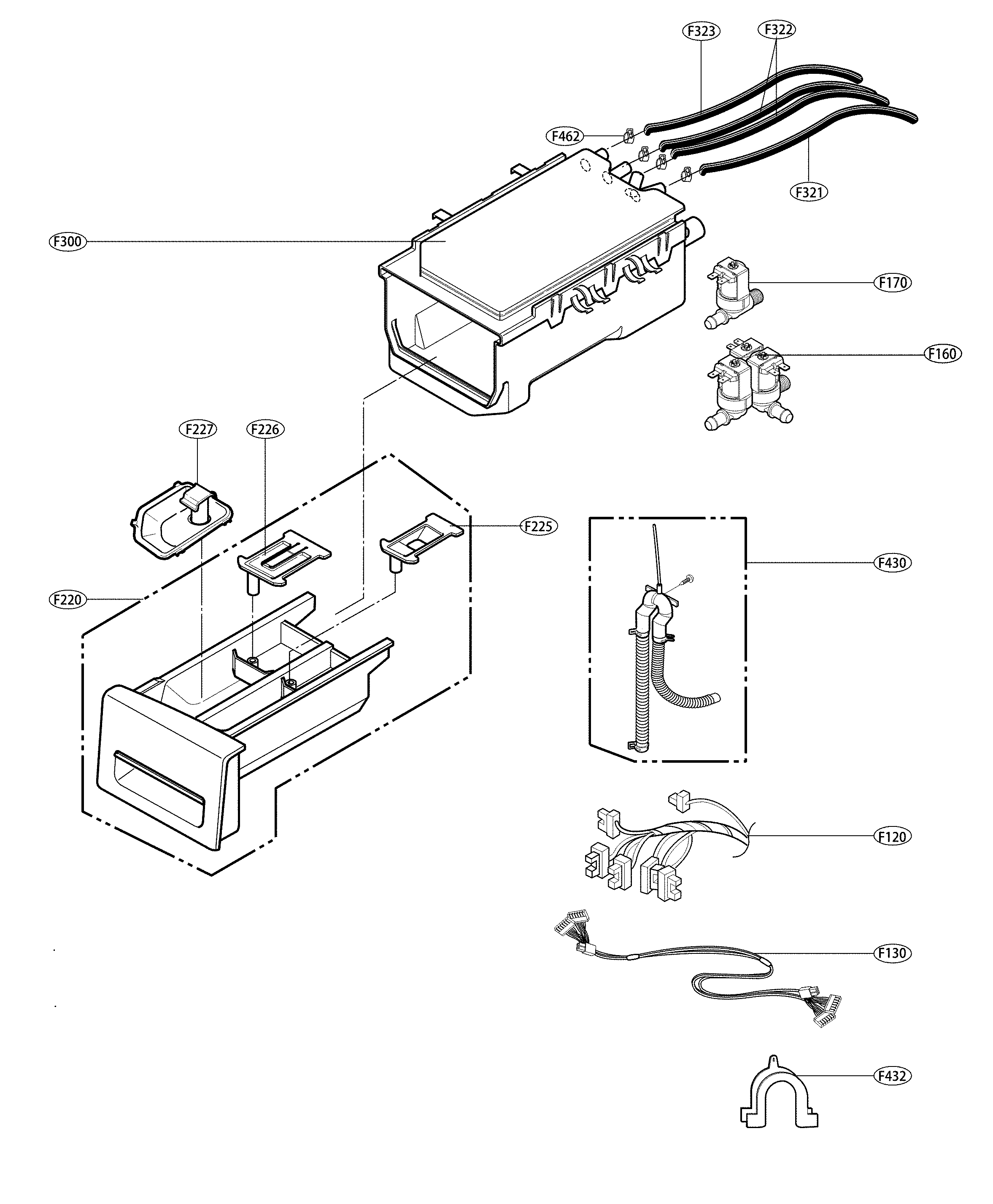 Official LG WM3270CW/00 washer parts | Sears PartsDirect
