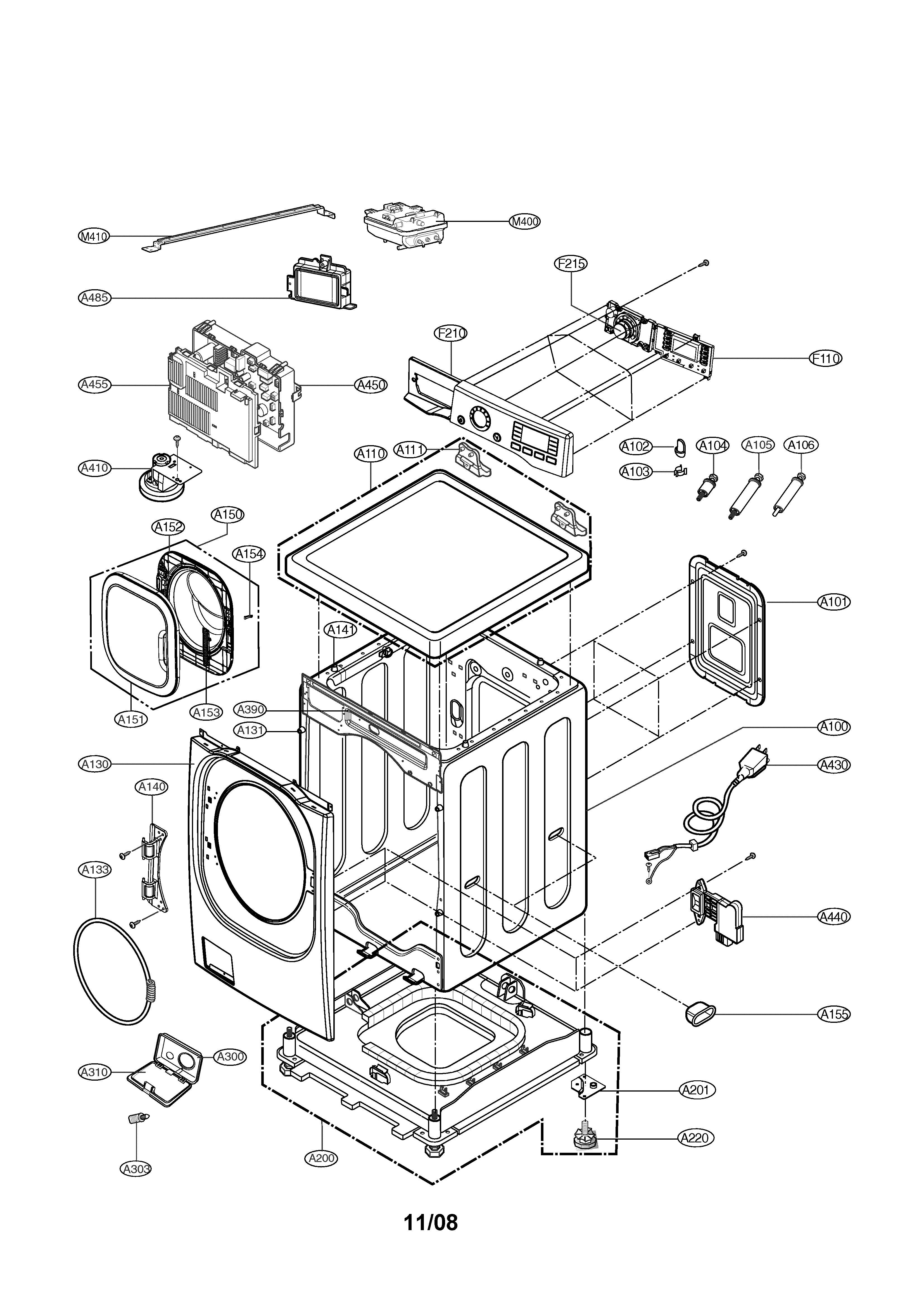 Official LG WM3001HRA washer parts | Sears PartsDirect