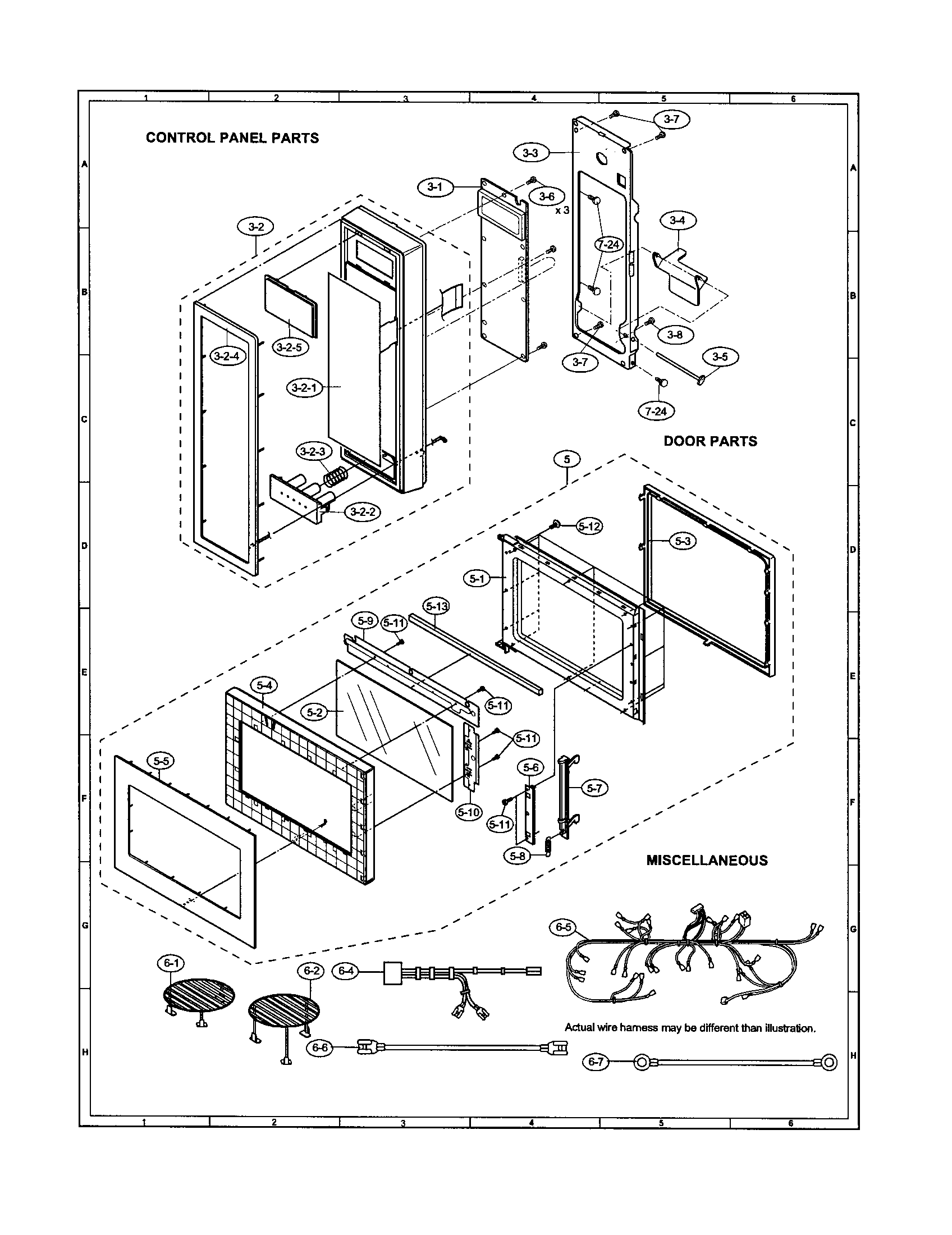 Official Sharp R-930CS countertop microwave parts | Sears PartsDirect