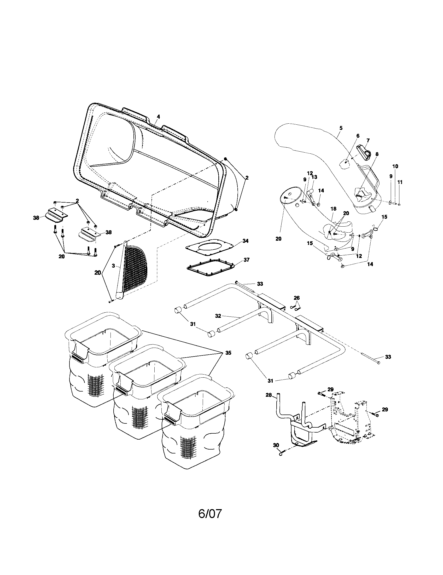 Craftsman Riding Mower Bagger Parts | Reviewmotors.co