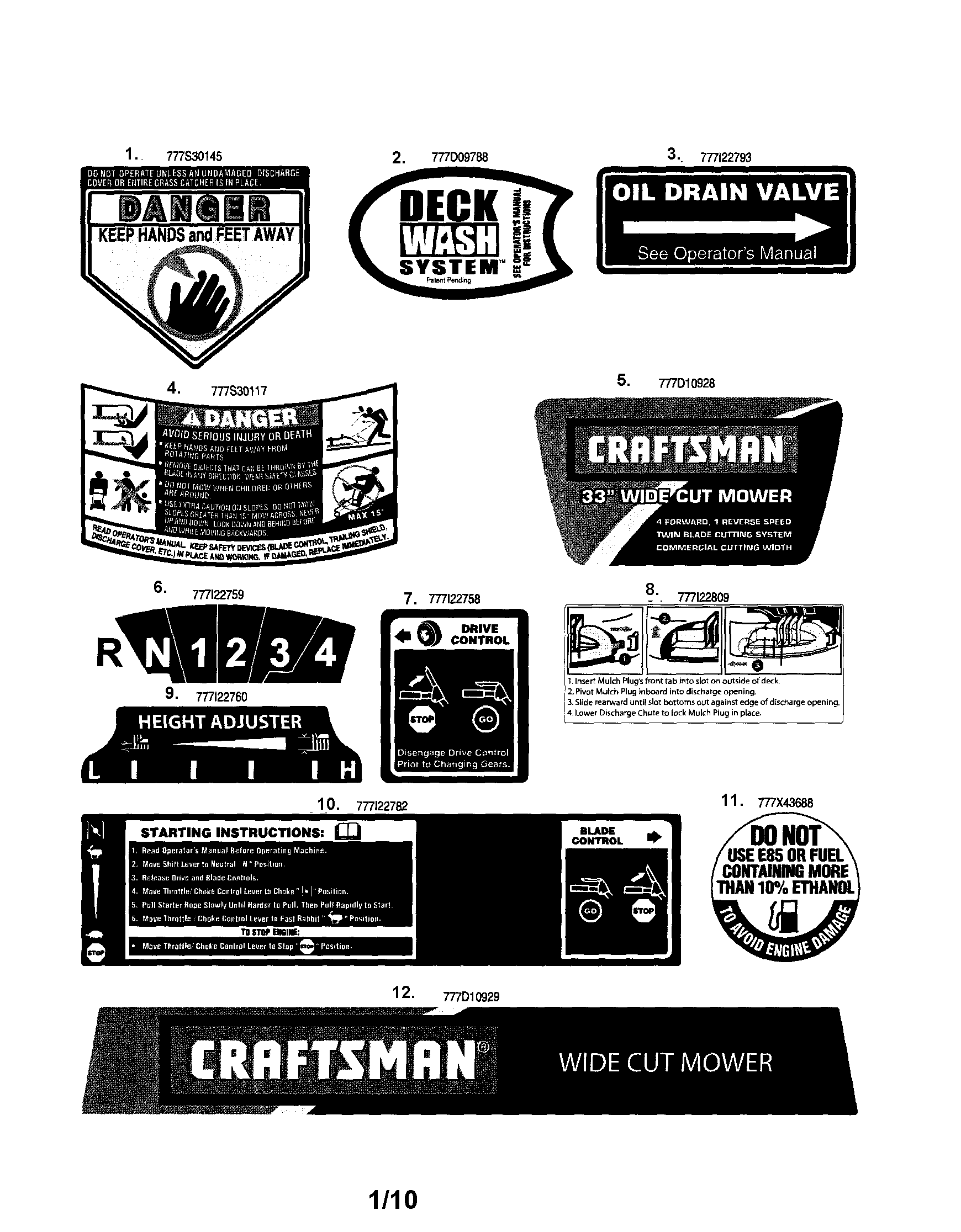 Official Craftsman 247887330 gas lawn mower parts | Sears PartsDirect