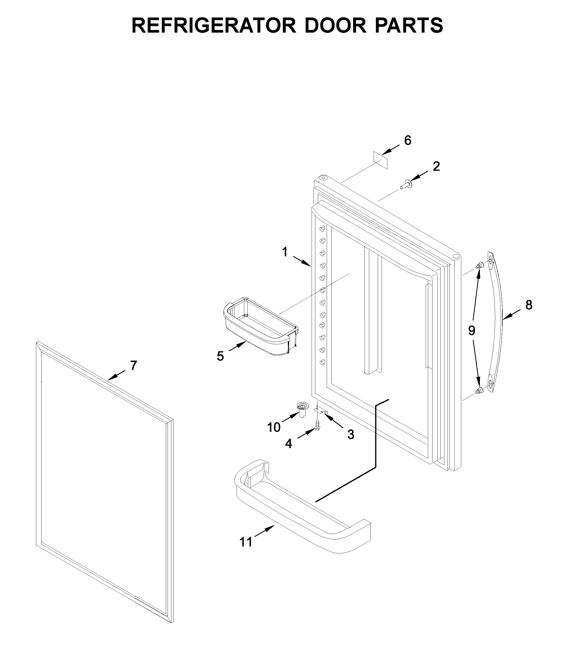 Official Whirlpool WRB322DMBM01 bottom-mount refrigerator parts | Sears ...