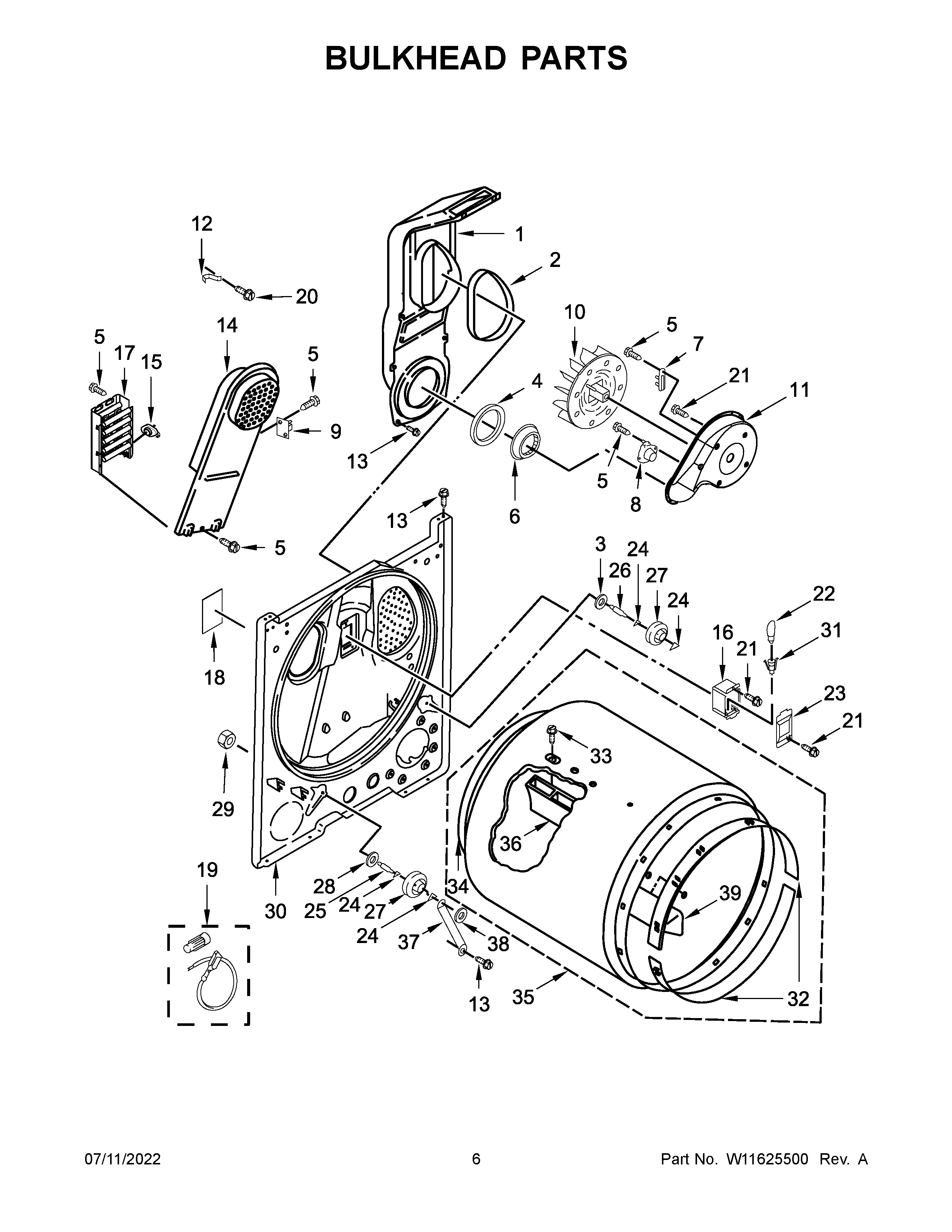 Official Maytag MED4500MW0 dryer parts | Sears PartsDirect